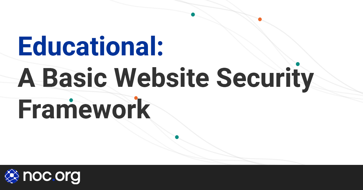 A Website Security Framework Intro